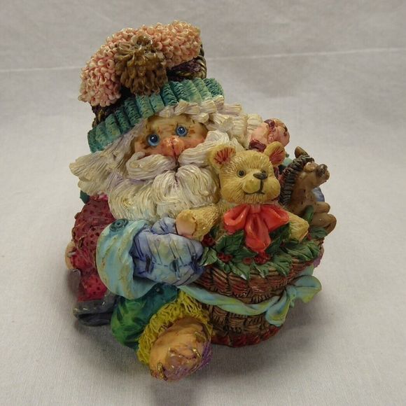 Possible Dreams | Holiday | 995 Crinkle Claus Cousin With Teddy Bear ...